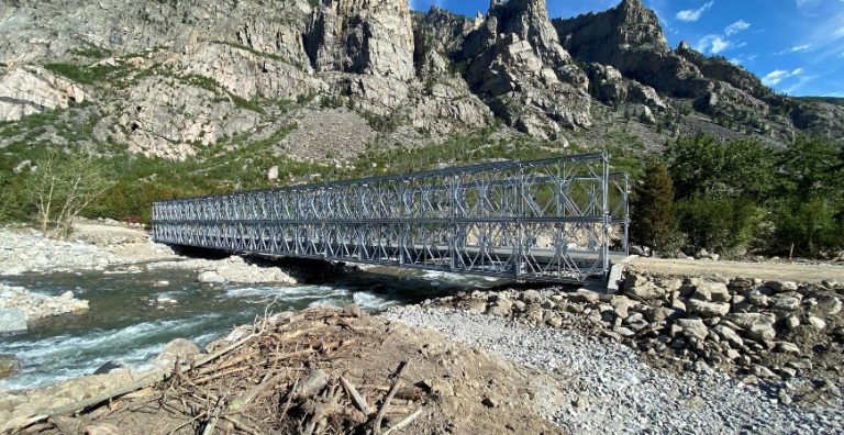 Acrow Supports Emergency Repairs to Kolekole Stream Bridge